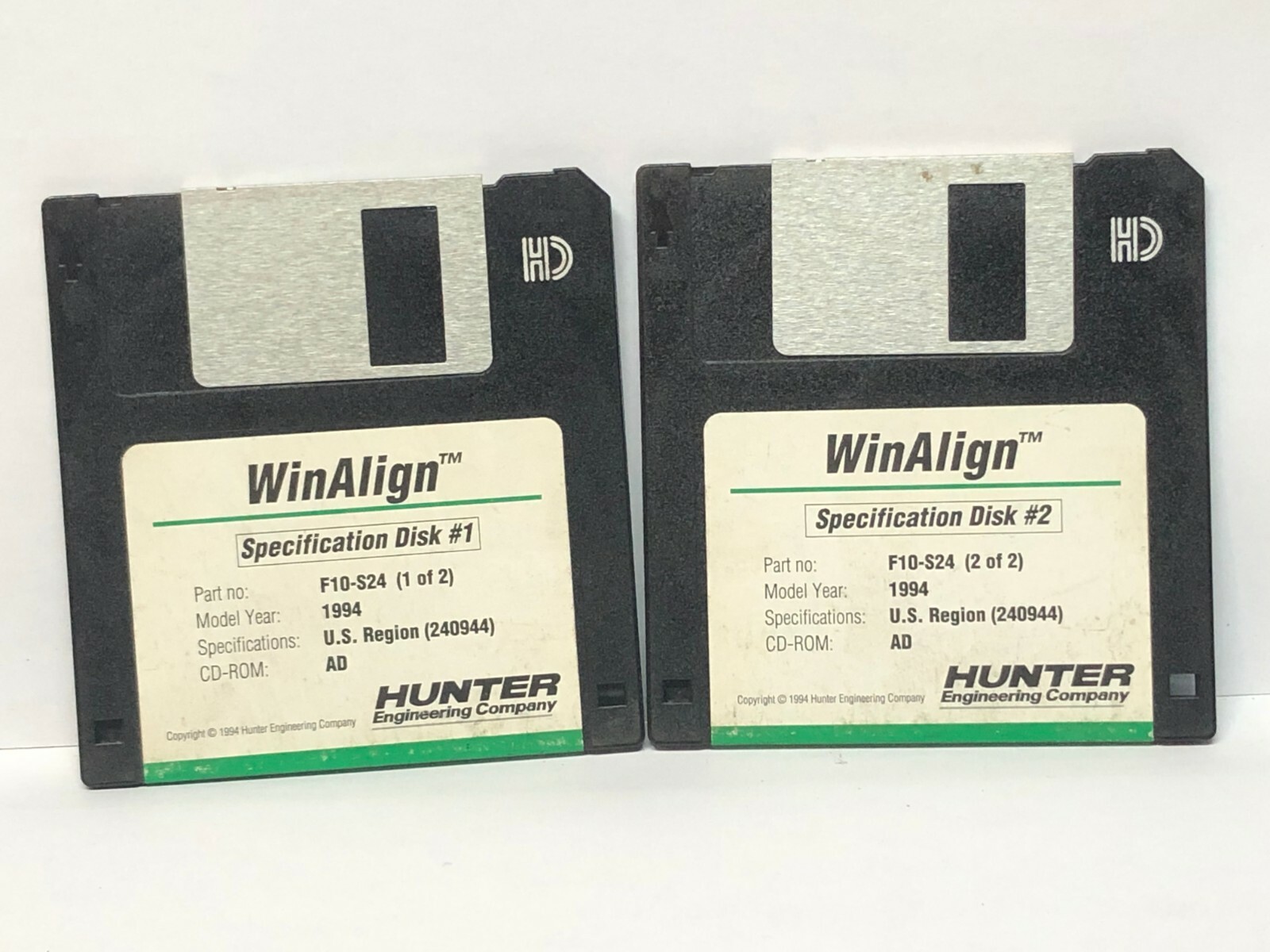 Hunter F10-S24 WinAlign Alignment Floppy Disk Software P-65 | eBay