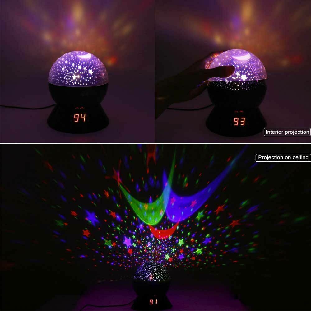 Calming Autism LED Light Sensory Projector Sky Star Night Lamp + Music ...