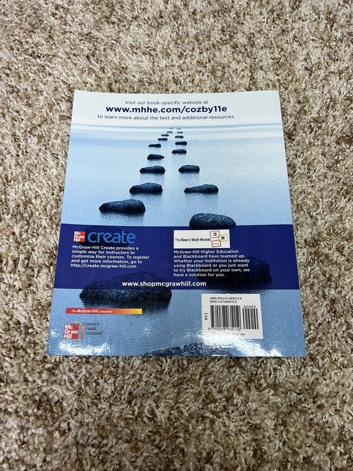Methods in Behavioral Research by Scott Bates and Paul C. Cozby (2011 ...