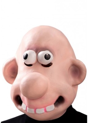 Funny Cartoon Man Mask Character Wallace Fancy Dress Latex FACTORY ...