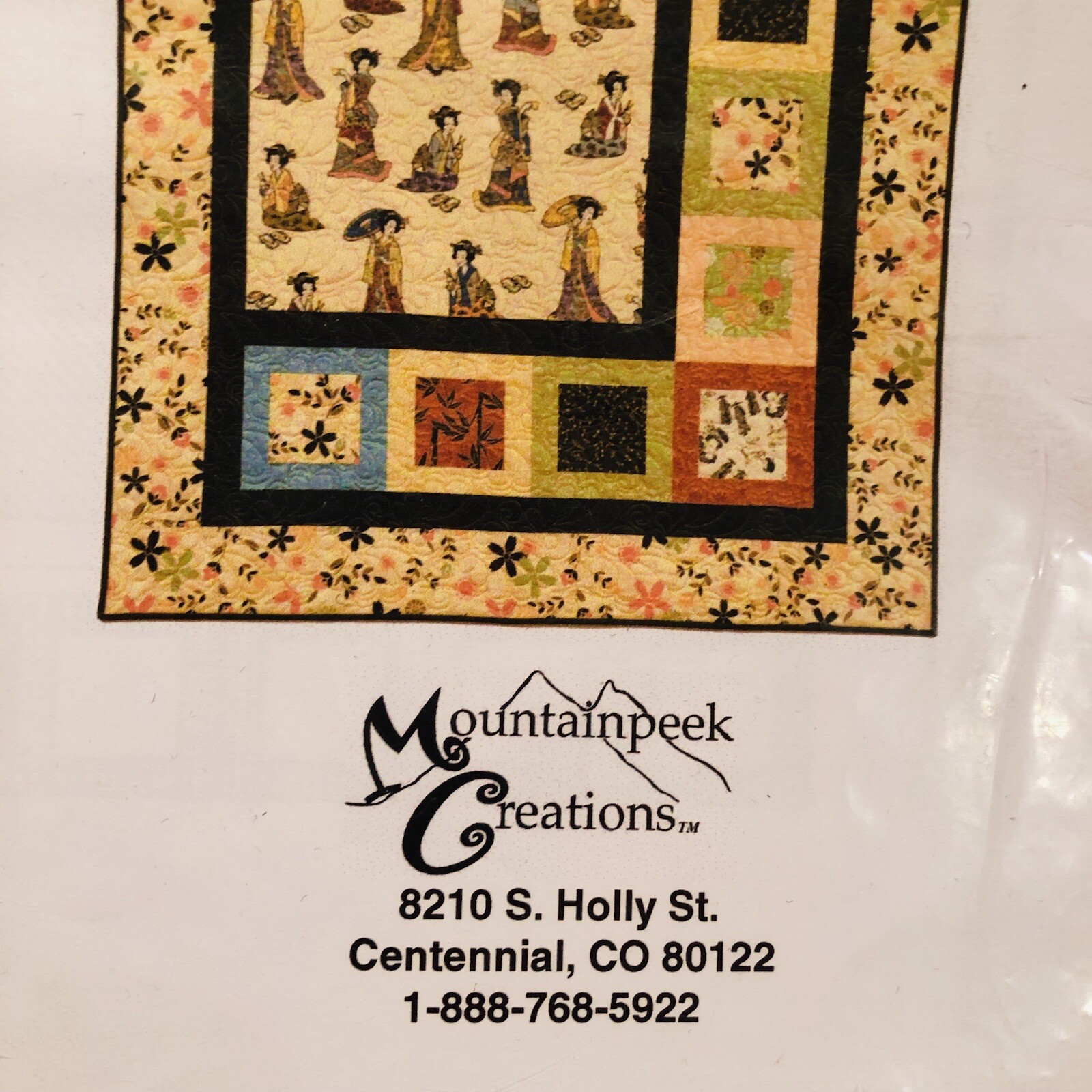Sidelights Quilt Pattern 302 Mountain Peek Creations 46.5" x 62.5" Kari ...