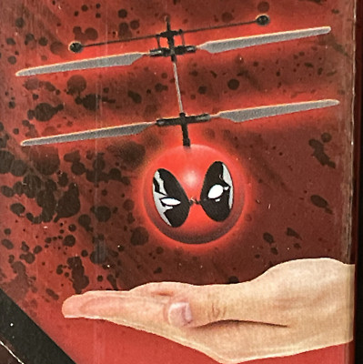 Marvel Deadpool Flying UFO Ball New Ages 6+ | eBay