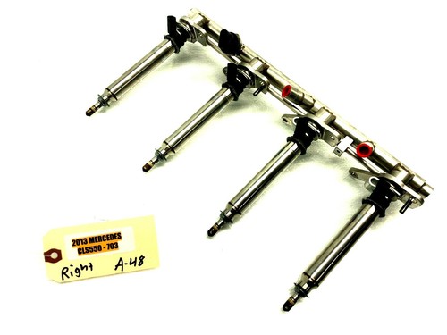 2012-2018 MERCEDES-BENZ CLS550 4.6L V8 RIGHT PASSENGER INJECTORS W/RAIL ...