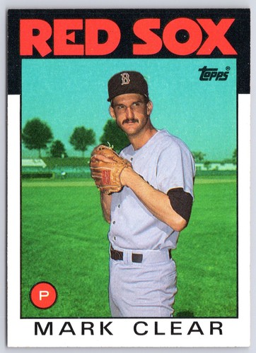 MARK CLEAR 1986 TOPPS 86 NO 349 NRMINT+ 56244 | eBay