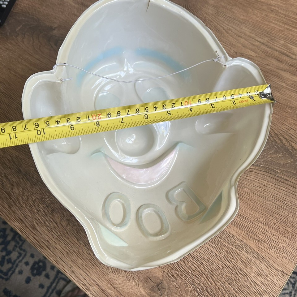 vintage plastic Halloween BOO mask ghost costume | eBay