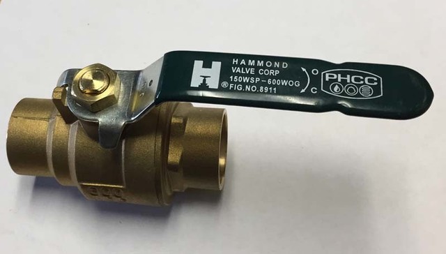 Hammond 2 Brass Shut off Valve 150 WSP 600 WOG Female Threads 1 4 NPT ...