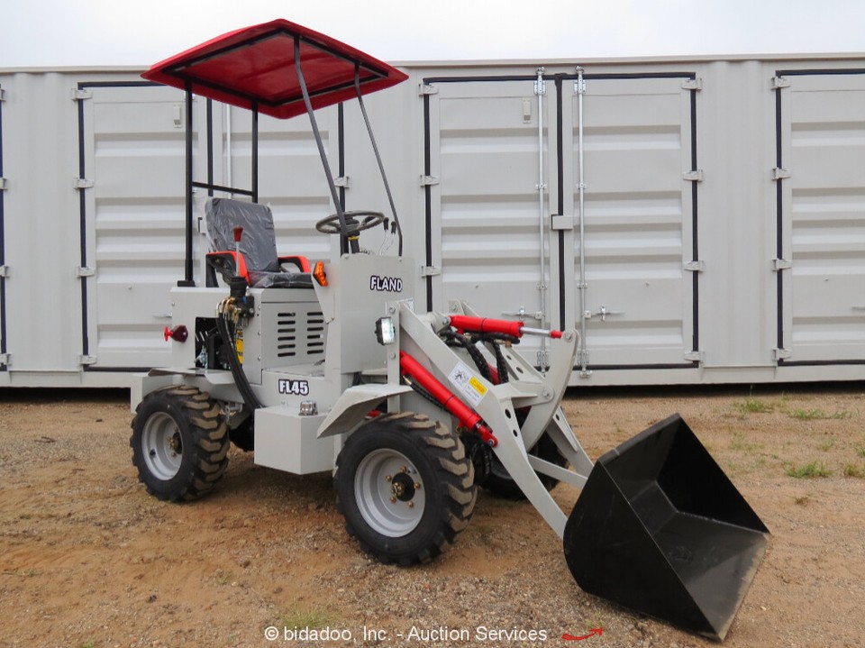 2024 Fland FL45 Articulating 4x4 Wheel Loader 39" Bucket 23 HP Gas ...