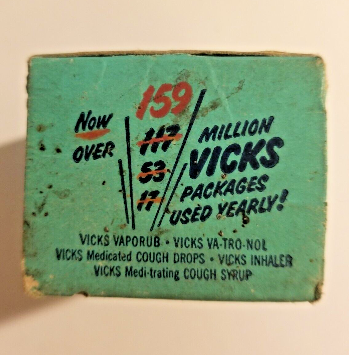 Vintage Medicine Box Bottle Dropper Vicks Va-Tro-Nol Medical Mid ...