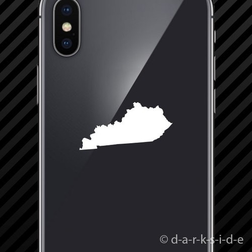 (2x) Kentucky Shaped Cell Phone Sticker Mobile KY | eBay
