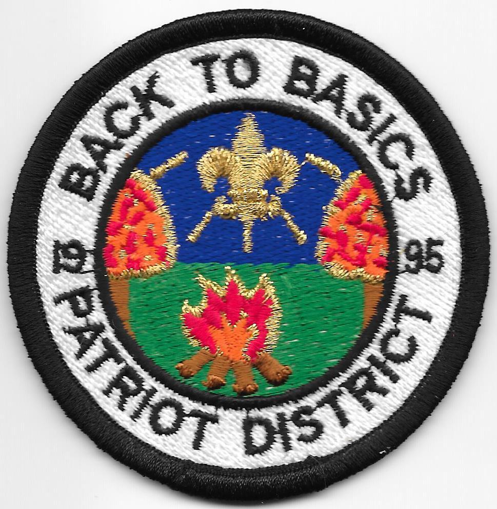 1995 Back to Basics Patriot District Boston Minuteman Council Boy ...