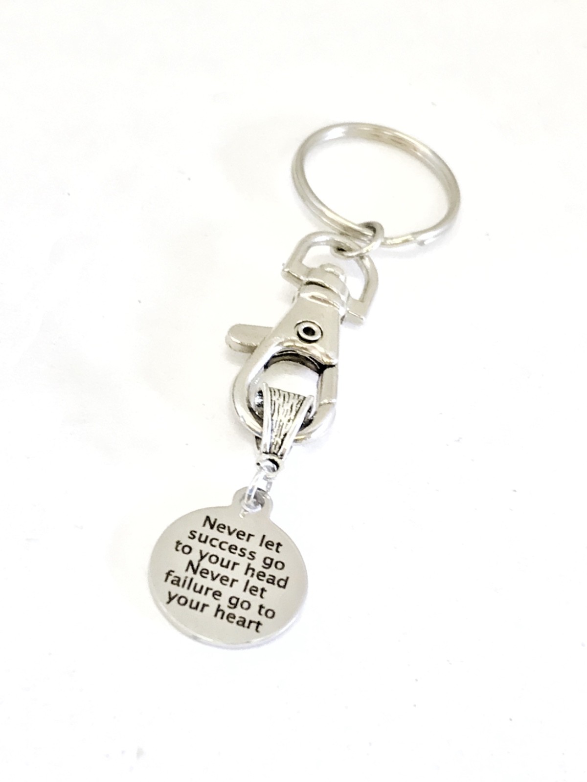 Motivating Keychain, Never Let Success Go To Your Head, Never Let ...