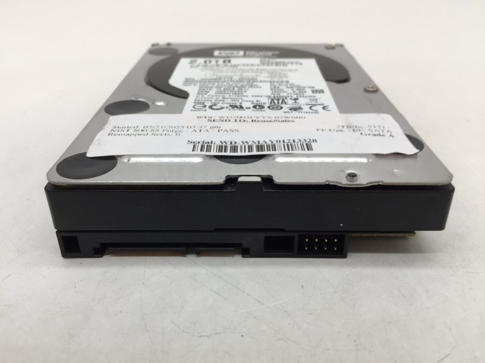 Western Digital WD2003FYYS Hard Drive 2TB 3.5" SATA HDD GRADE A FREE S ...