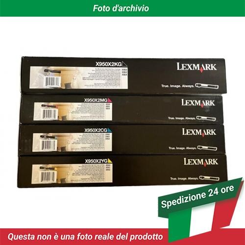 X950X2CG Lexmark X950 Toner CMYK Pack of 4 | eBay