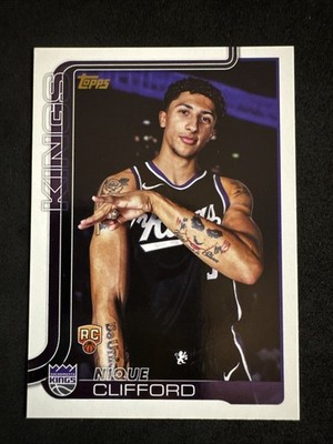 2025-26 Topps Nique Clifford RC Golden Mirror Rc SSP Variation ...