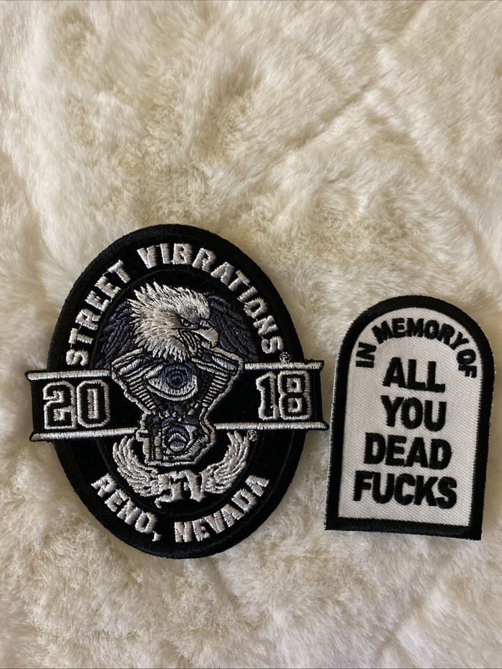 Vintage Motorcycle Patches From 2018 Street Vibrations In Reno Nevada ...