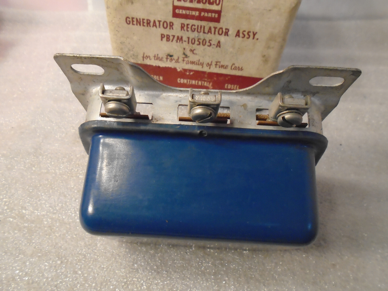 NOS AUTOLITE FOMOCO Voltage Regulator 1957-1964 Lincoln Ford Mercury ...
