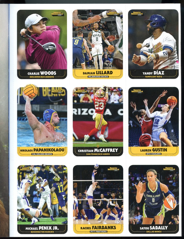 NO LABEL 2024 SPORTS ILLUSTRATED ROOKIE CHARLIE WOODS SI FOR KIDS RC ...