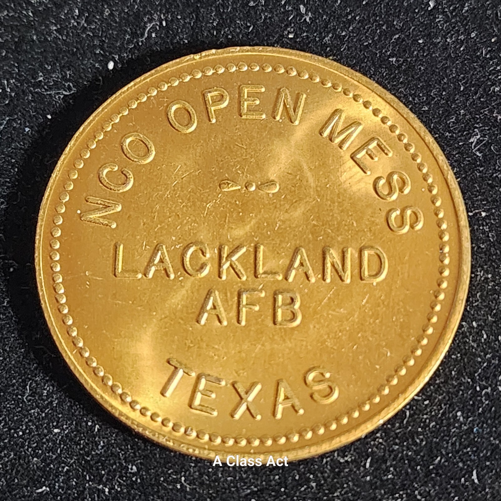 New, NCO Lackland Air Force Base, Texas, Open Mess, Good For $1 TX1830E ...