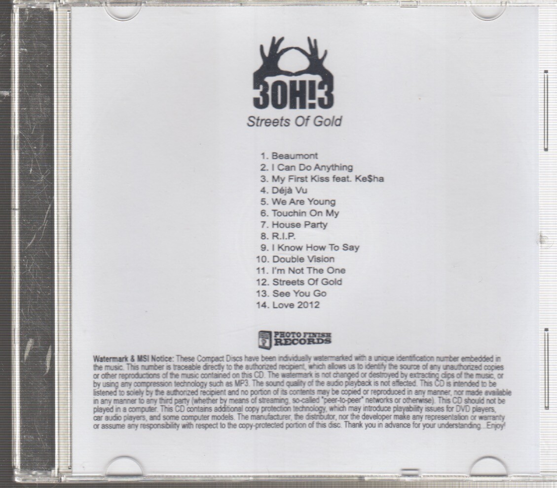 Streets Of Gold 3oh 3