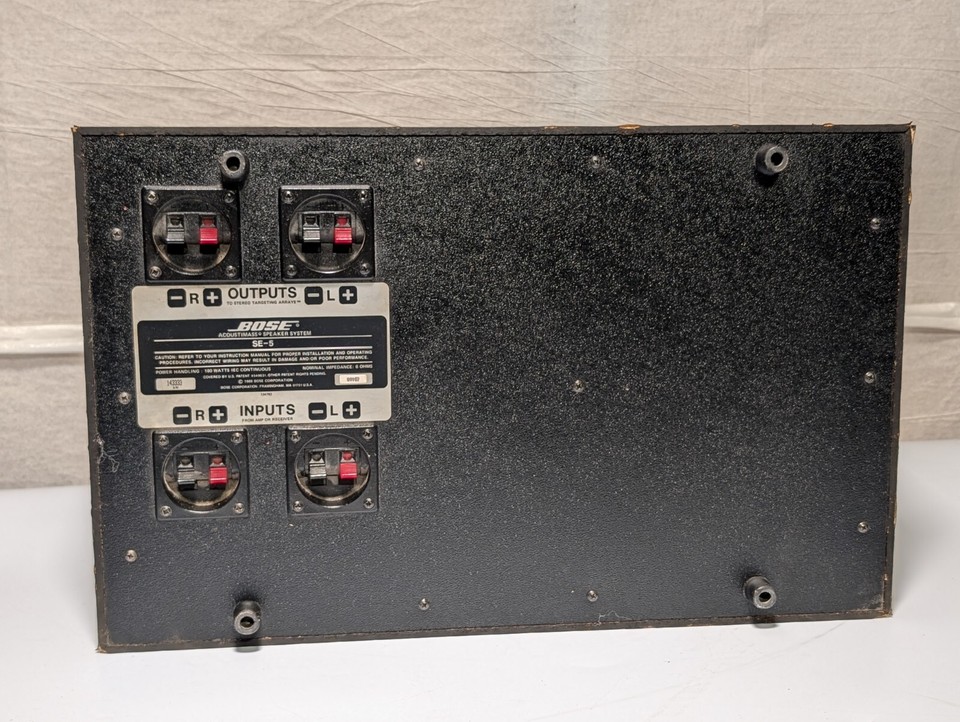 Bose SE-5 Acoustimass Subwoofer Base Unit, Stereo Home Audio System ...