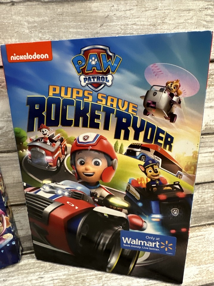 PAW Patrol Lot Of 2 New Movies Aqua Pups And Pups Save Rocket Ryder New DVD 191329242209| eBay