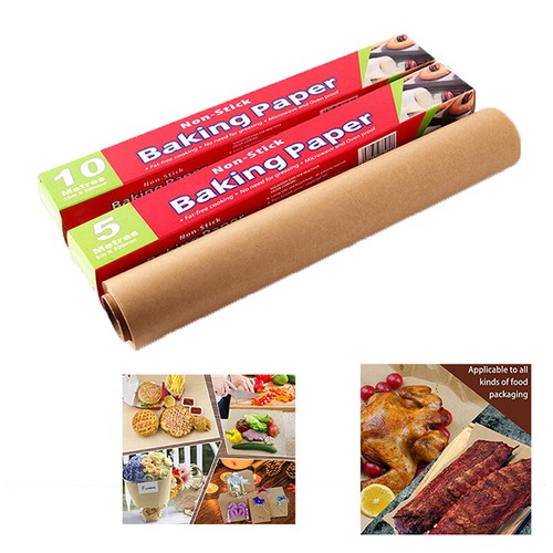 5M Unbleached Parchment Paper Precut Baking Liners for Bakery BBQ Party ...