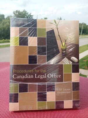 PROCEDURES FOR THE CANADIAN LEGAL OFFICE 7E TEXT+ WORKBOOK M.LOUISE ...