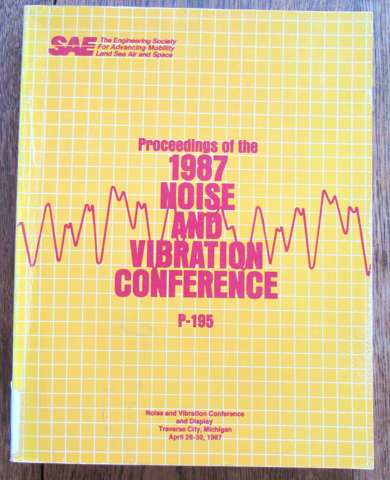 Proceedings 1987 SAE Noise & Vibration Conference P-195 0898834562 | eBay