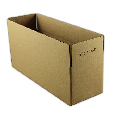 25 12x4x4 Corrugated Cardboard Packing Boxes Mailing Moving Shipping ...
