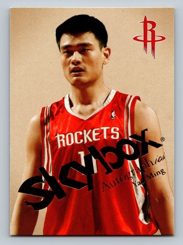 2003 SkyBox Autographics #11 Yao Ming Houston Rockets | eBay