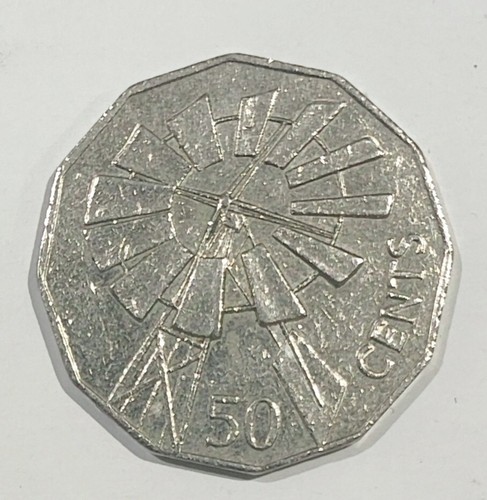 2002 AUSTRALIAN 50 CENT COIN - YEAR OF THE OUTBACK WINDMILL-UNC - EX ...