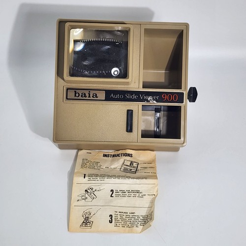 Baia Auto Slide Viewer 900 for Viewing 35MM Slides Battery Operated ...