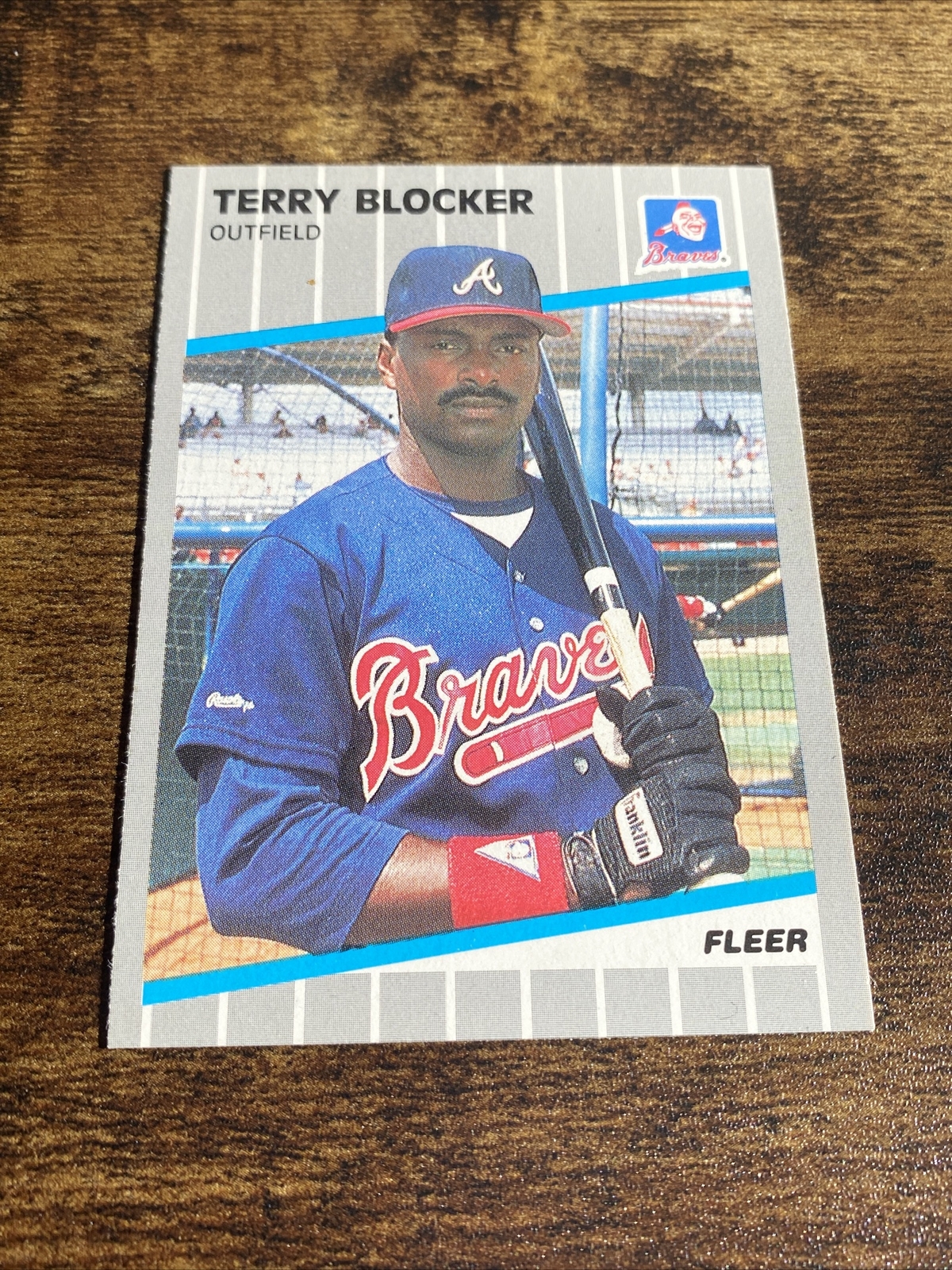 1989 Fleer #589 Terry Blocker RC Atlanta Braves Rookie C8716* | eBay