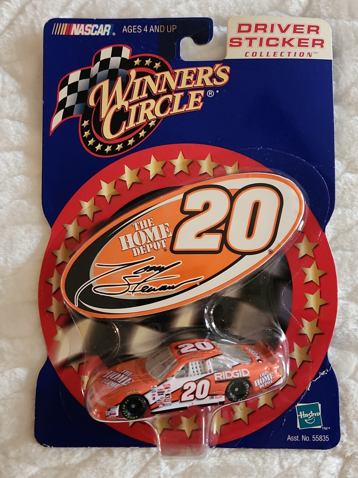 Tony Stewart #20 The Home Depot NASCAR Winners Circle Driver Sticker ...