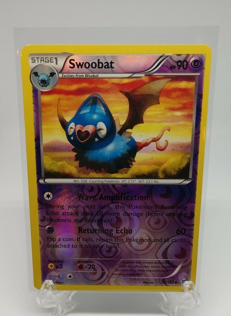 Pokémon TCG Swoobat BREAKthrough 72/162 Reverse Holo Uncommon for sale ...