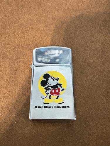 Vintage - 1979 - MICKEY MOUSE - WALT DISNEY PRODUCTIONS Zippo Lighter ...