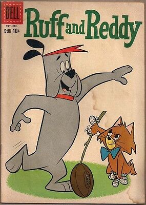 RUFF AND REDDY #7 DELL COMICS 1960 EARLY HANNA BARBERA DOG & CAT ...