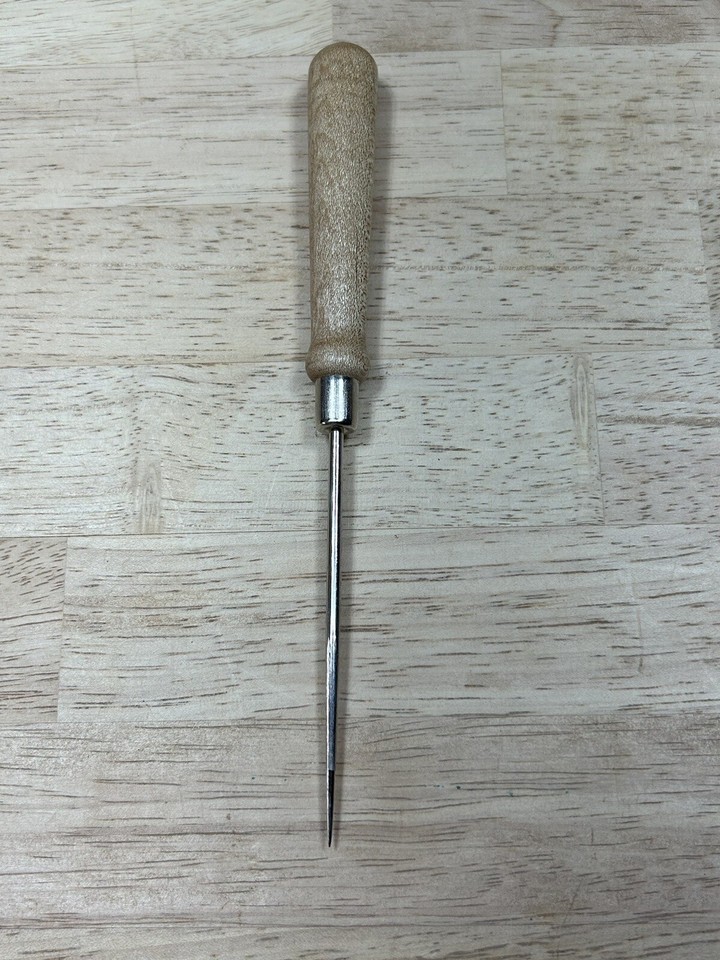 Japanese Scratch Awl. Steel Spike With Hardwood Handle. NOS. | eBay