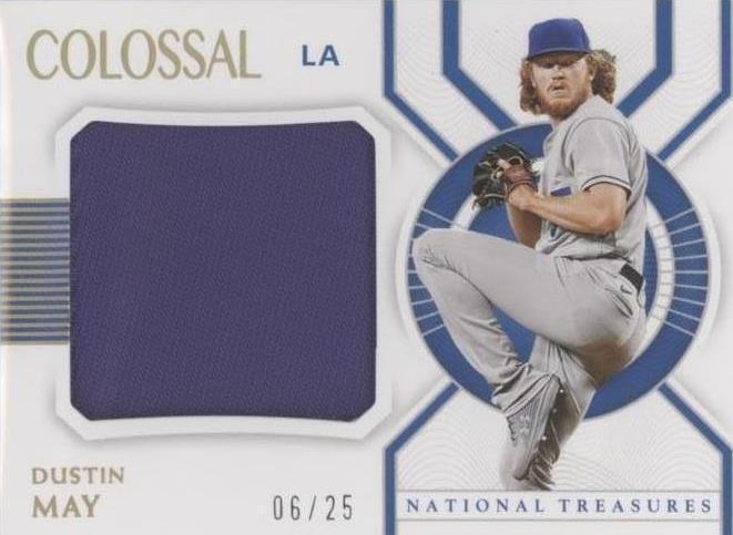 2021 Panini National Treasures - Colossal Materials Dustin May #CM-DM ...
