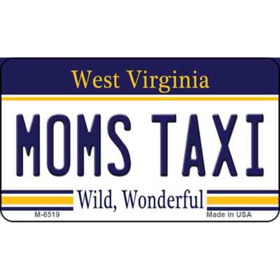 Moms Taxi West Virginia State License Plate Tag Magnet M-6519 | eBay