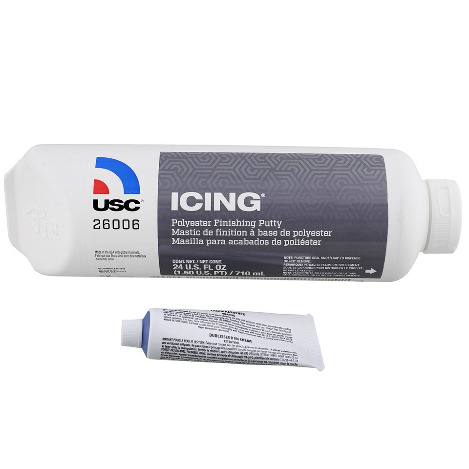 USC 26006 Case Of 6 24 fl. oz. Autobody Icing® Polyester Finishing ...