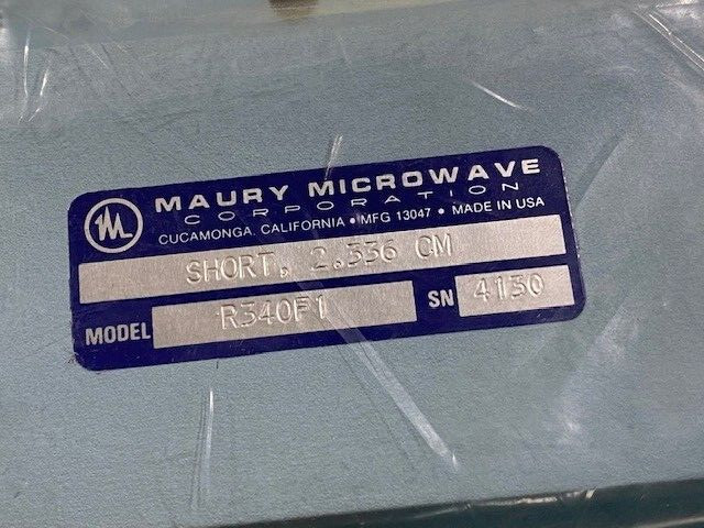 Maury Microwave R340F1 WR430 Waveguide | Grelly USA