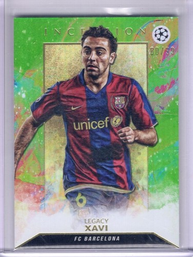 2023-24 Topps Inception UEFA Legacy Xavi Green /99 | eBay