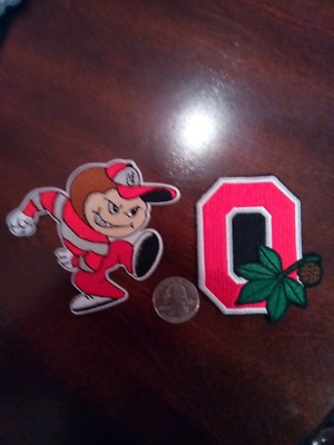 (2) OSU The Ohio State Buckeyes Vintage Embroidered Iron On Patch lot 3 ...