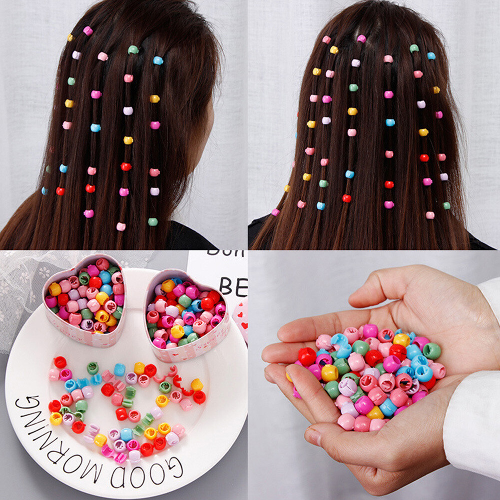 200pcs Grip Jaw Mini Hair Claw Headwear Accessories Candy Color Round ...