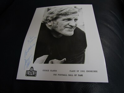 George Blanda Autographed Photo JSA Auction Certified | eBay