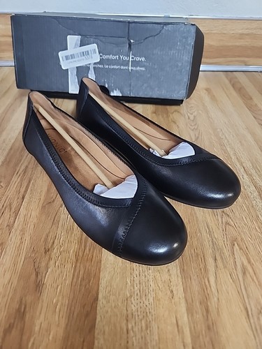 Women’s Vionic Caroll Ballet Flats, Leather, Navy / 8.5 | eBay