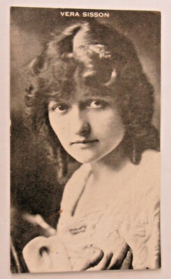 rare c. 1915 VERA SISSON silent movie star card CARDUI Chattanooga ...