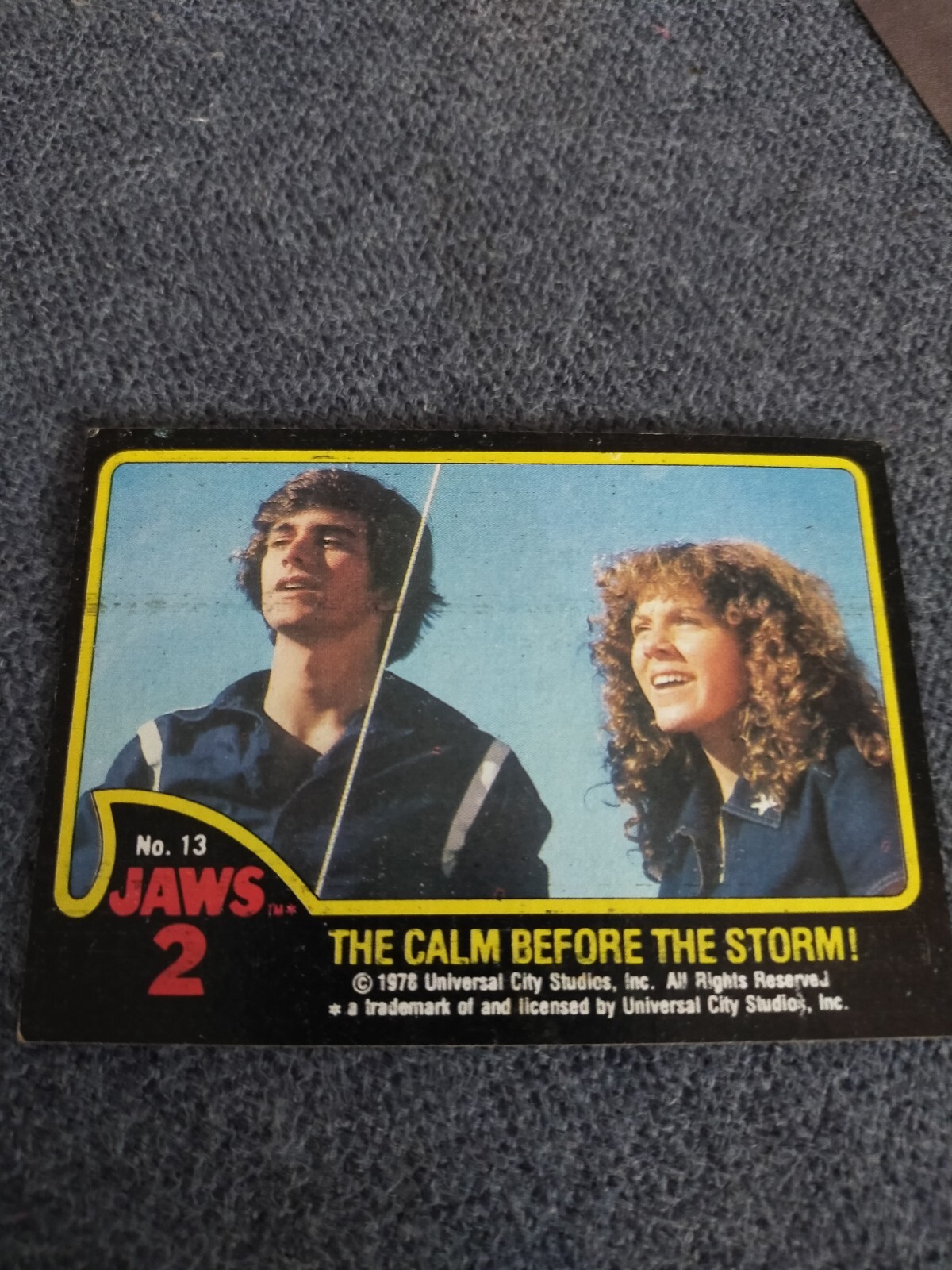 1978 Jaws 2 Movie Trading Card & Stickers Topps Cards - Please pick up ...