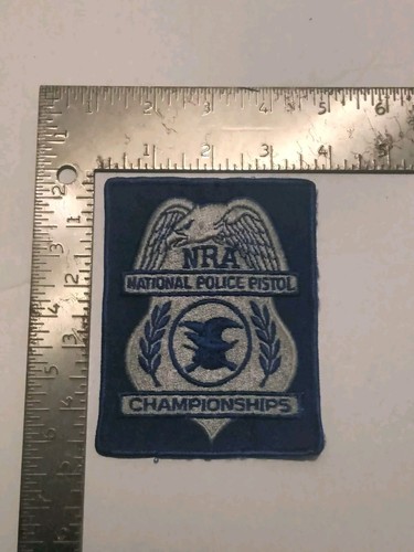 Vintage NRA National Police Pistol Championship Patch National Rifle ...